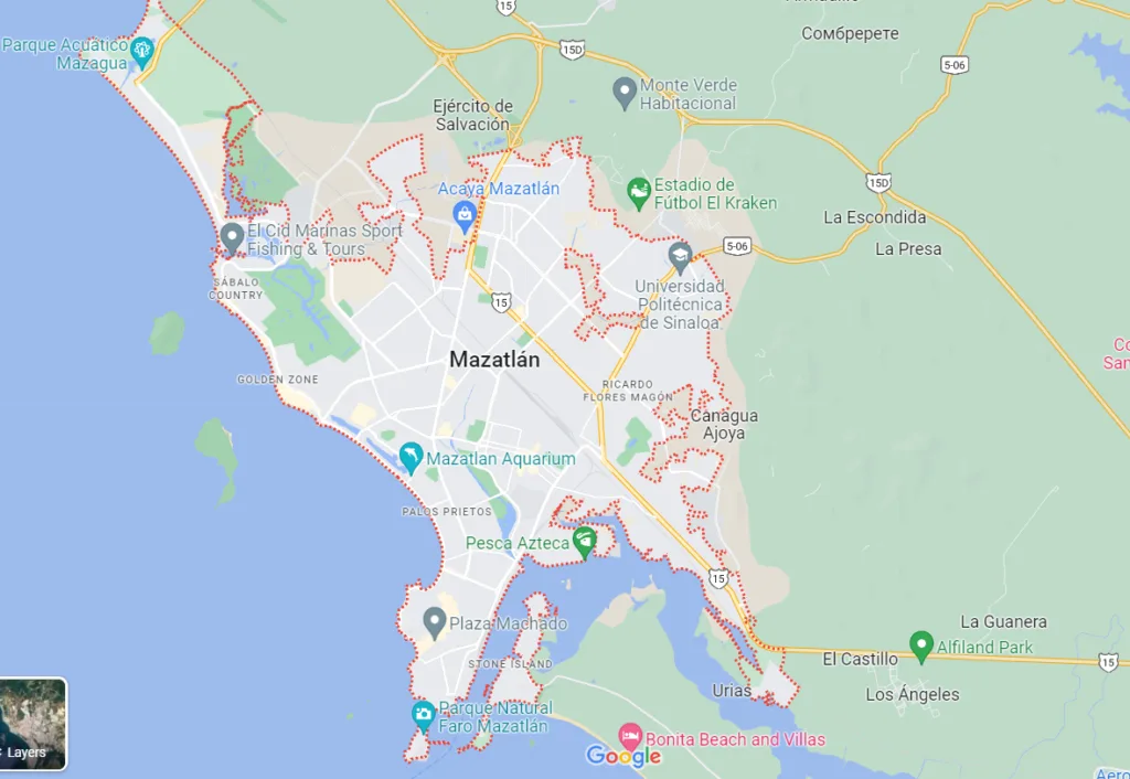 Mazatlan Hotel Zone Map Hotel Las Palmas | Mazatlán | Sinaloa
